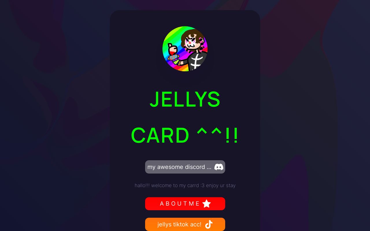 JELLYZ CARD!